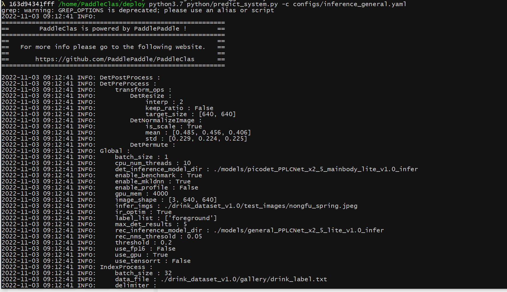 PreconditionNotMetError · Issue #2446 · PaddlePaddle/PaddleClas · GitHub
