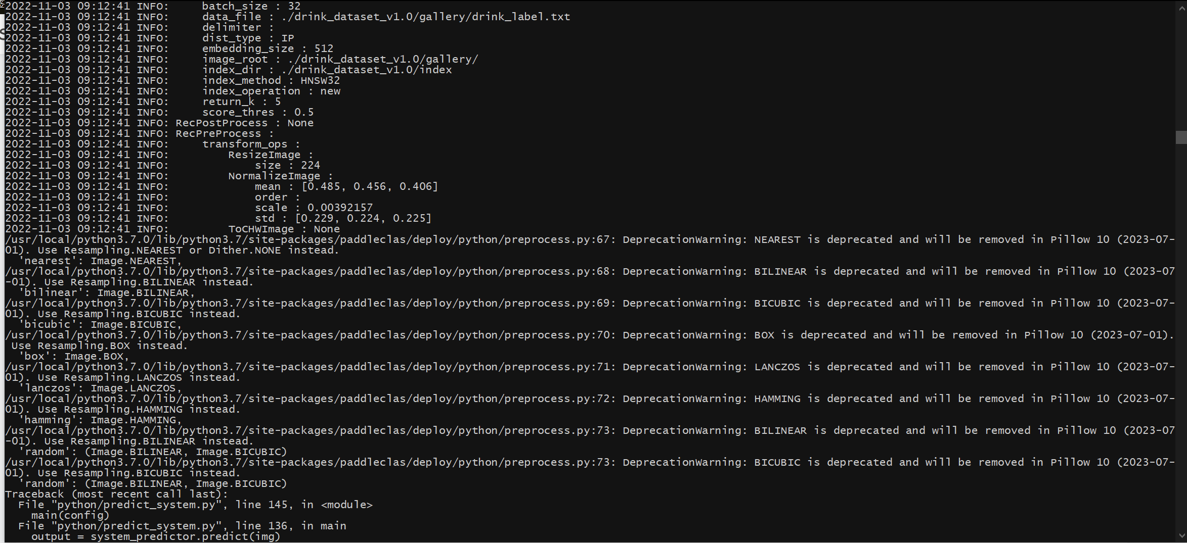 PreconditionNotMetError · Issue #2446 · PaddlePaddle/PaddleClas · GitHub