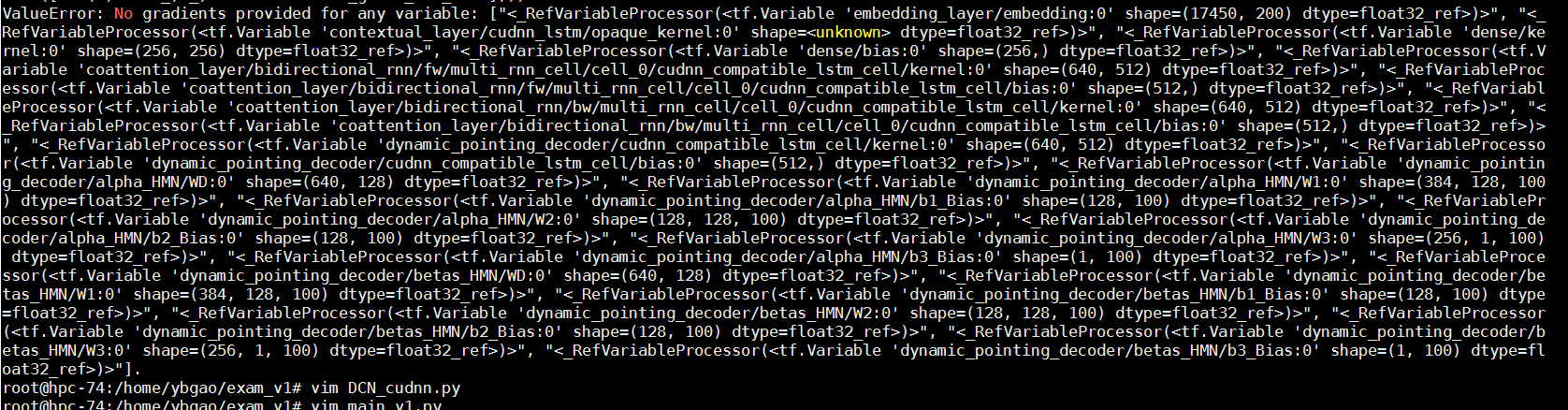 While loop no gradients provided for any variable · Issue #21985 · tensorflow/tensorflow · GitHub
