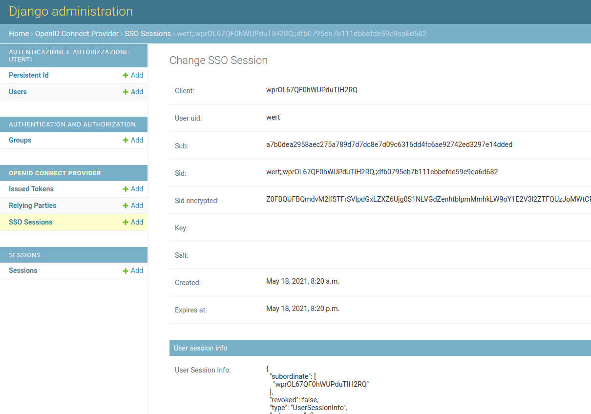 [session Manager] Missing Key And Salt After Flush And Load · Issue 53 · Identitypython Oidc Op