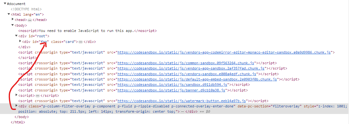 Datatable Appendto On Html Element Doesn T Work · Issue 5266 · Primefaces Primereact · Github