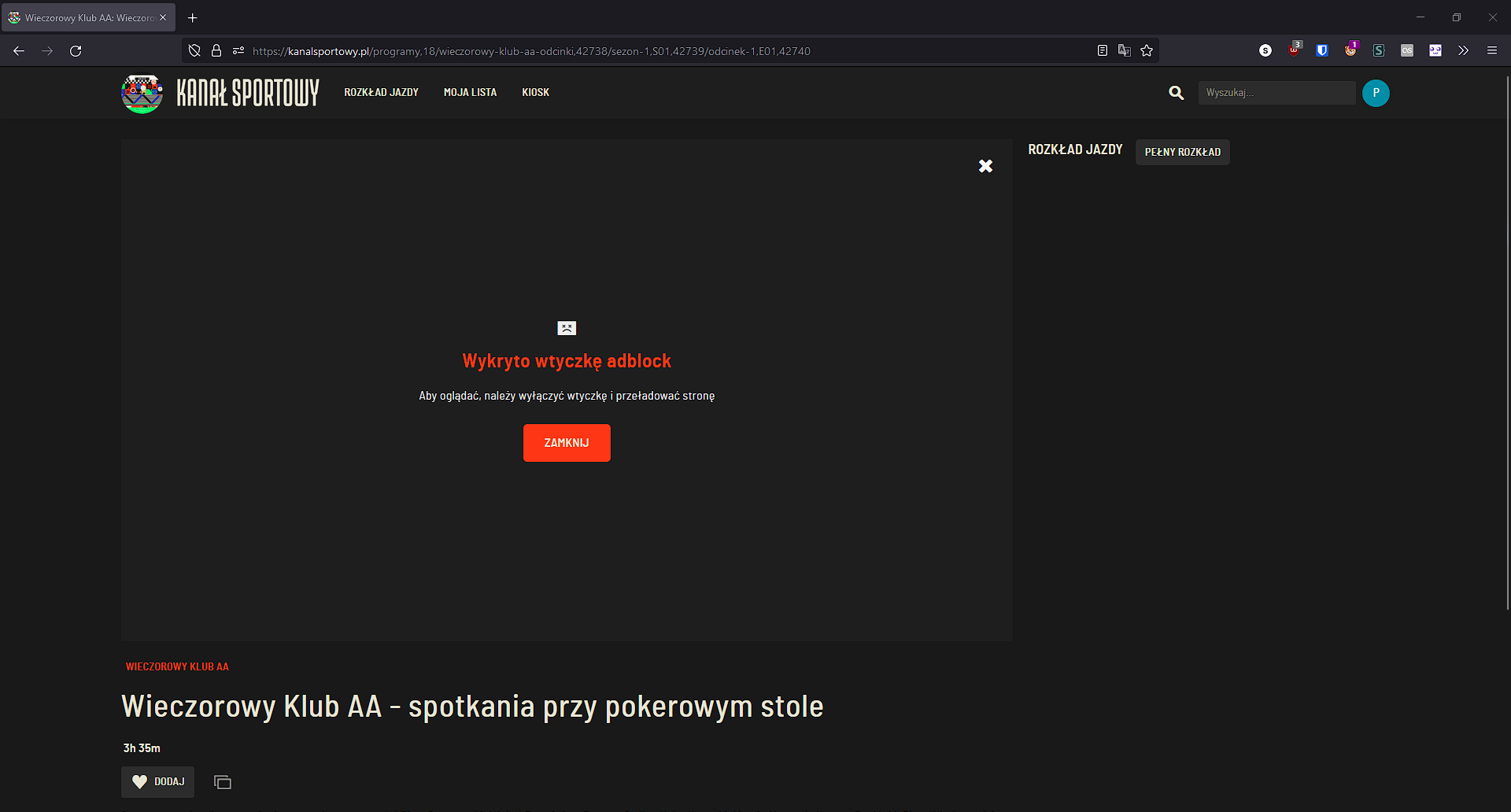 kanalsportowy.pl: detection · Issue #15210 · uBlockOrigin/uAssets · GitHub