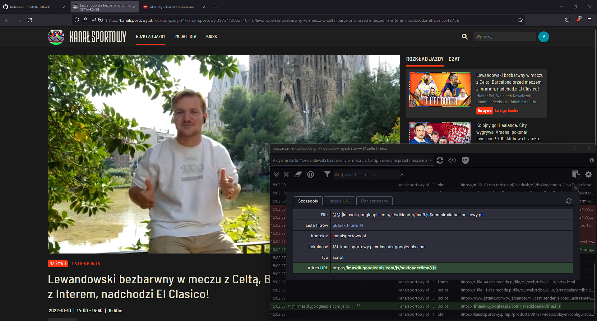 kanalsportowy.pl: detection · Issue #15210 · uBlockOrigin/uAssets · GitHub