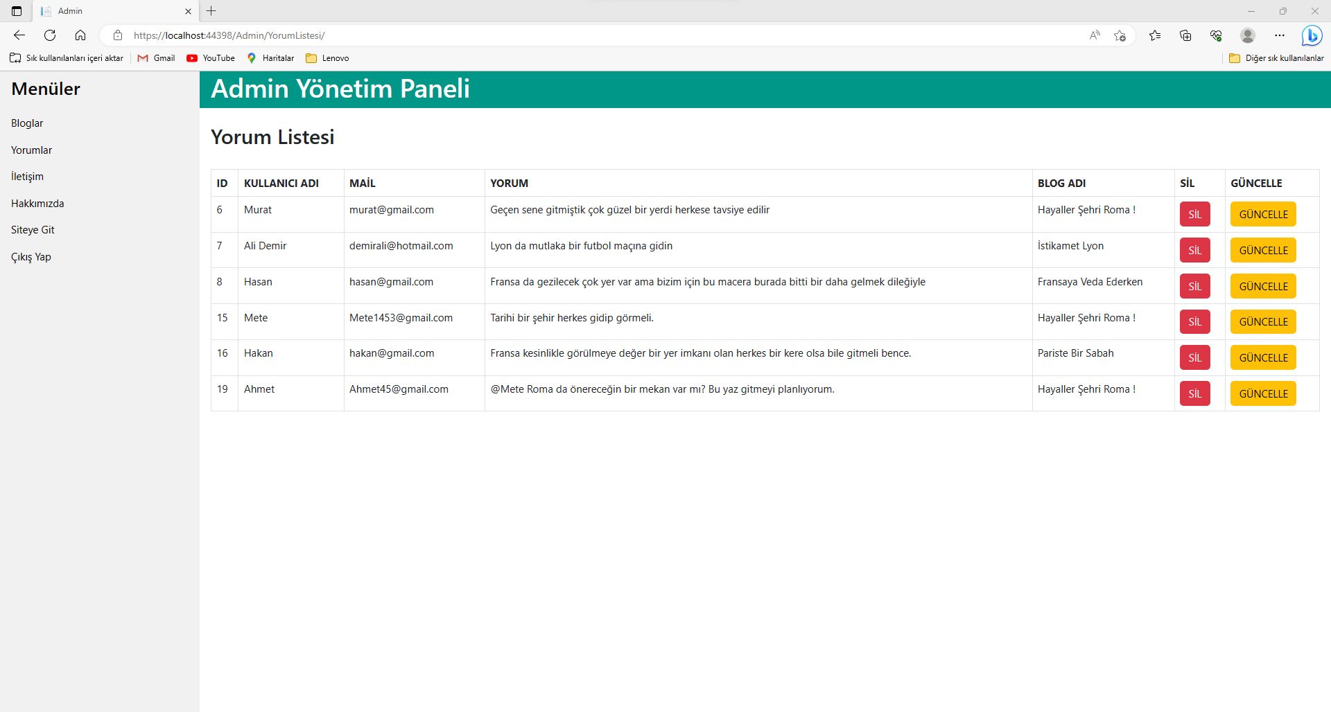 GitHub - MhmmdAkcby/TravelTripProje