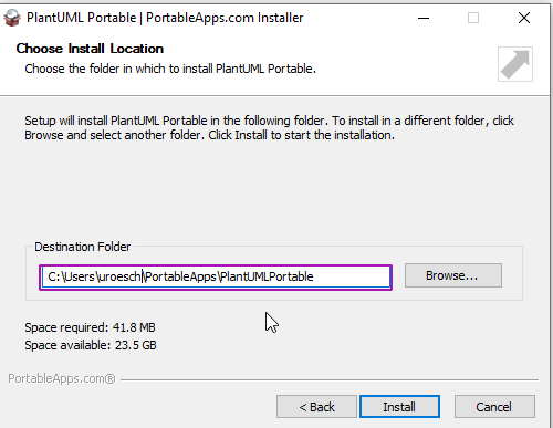 Installation error · Issue #32 · uroesch/PlantUMLPortable · GitHub