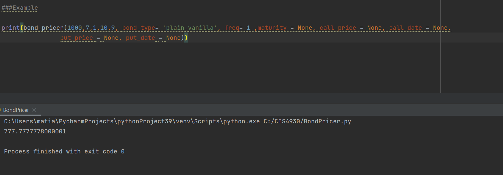 GitHub - mespinoza28/Bond_Pricer_Python