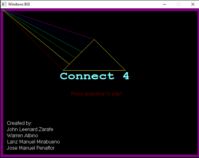 GitHub - WarrenNSR/Connect-4: A semestral project in Object-Oriented-Programming created using C++