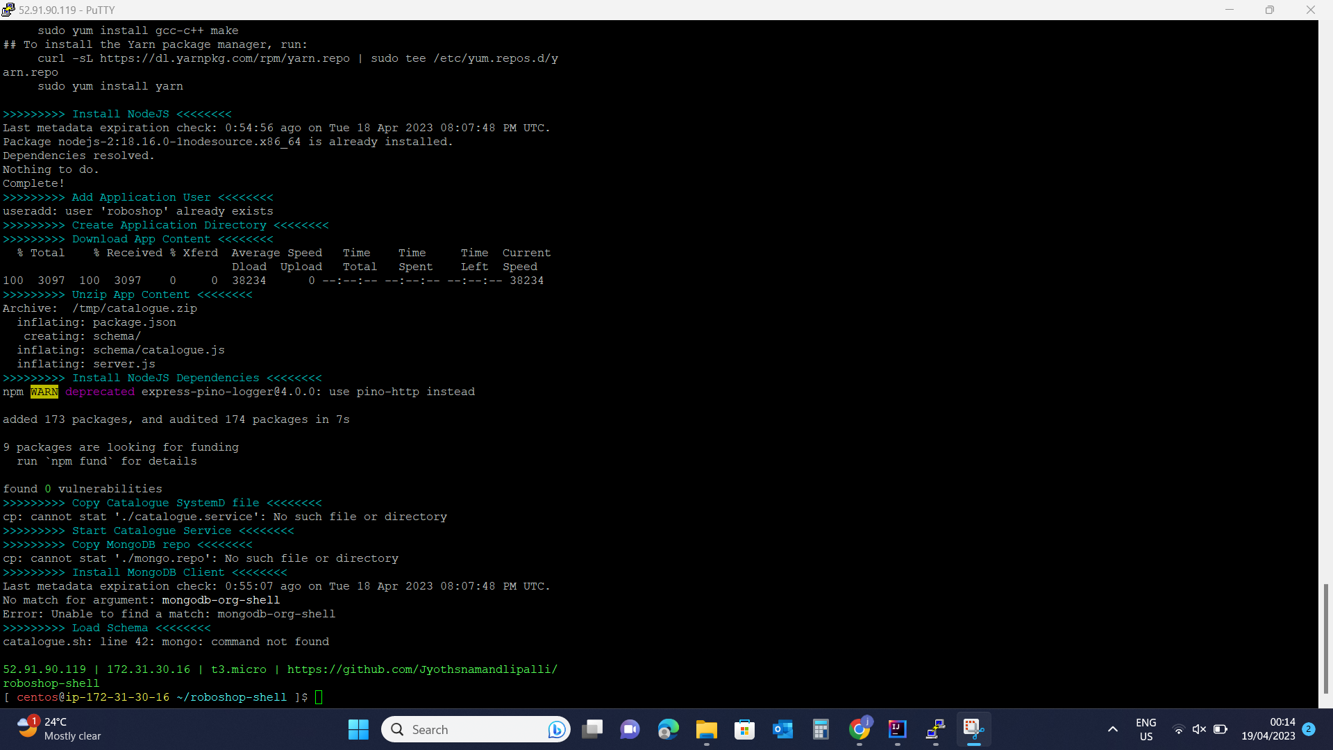 catalogue.sh file not working sir,please review below attachment. · learndevopsonline ...