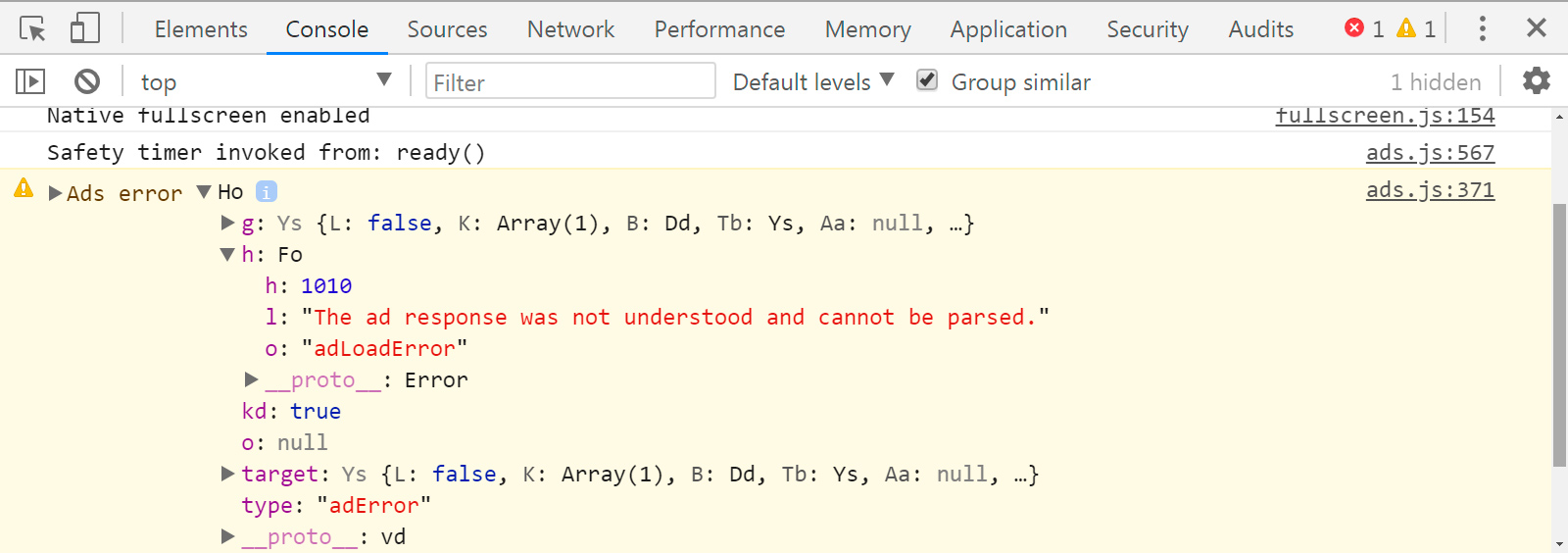 AdError 1101: The provided content information: currentTime is invalid. · Issue #949 · sampotts ...