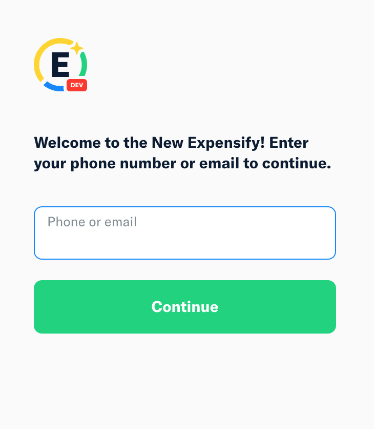 Login placeholder text repeats label text · Issue #4738 · Expensify/App ...