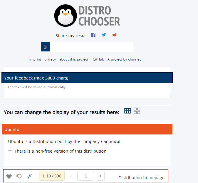 Results Page is Migraine Trigger · Issue #259 · distrochooser/distrochooser · GitHub