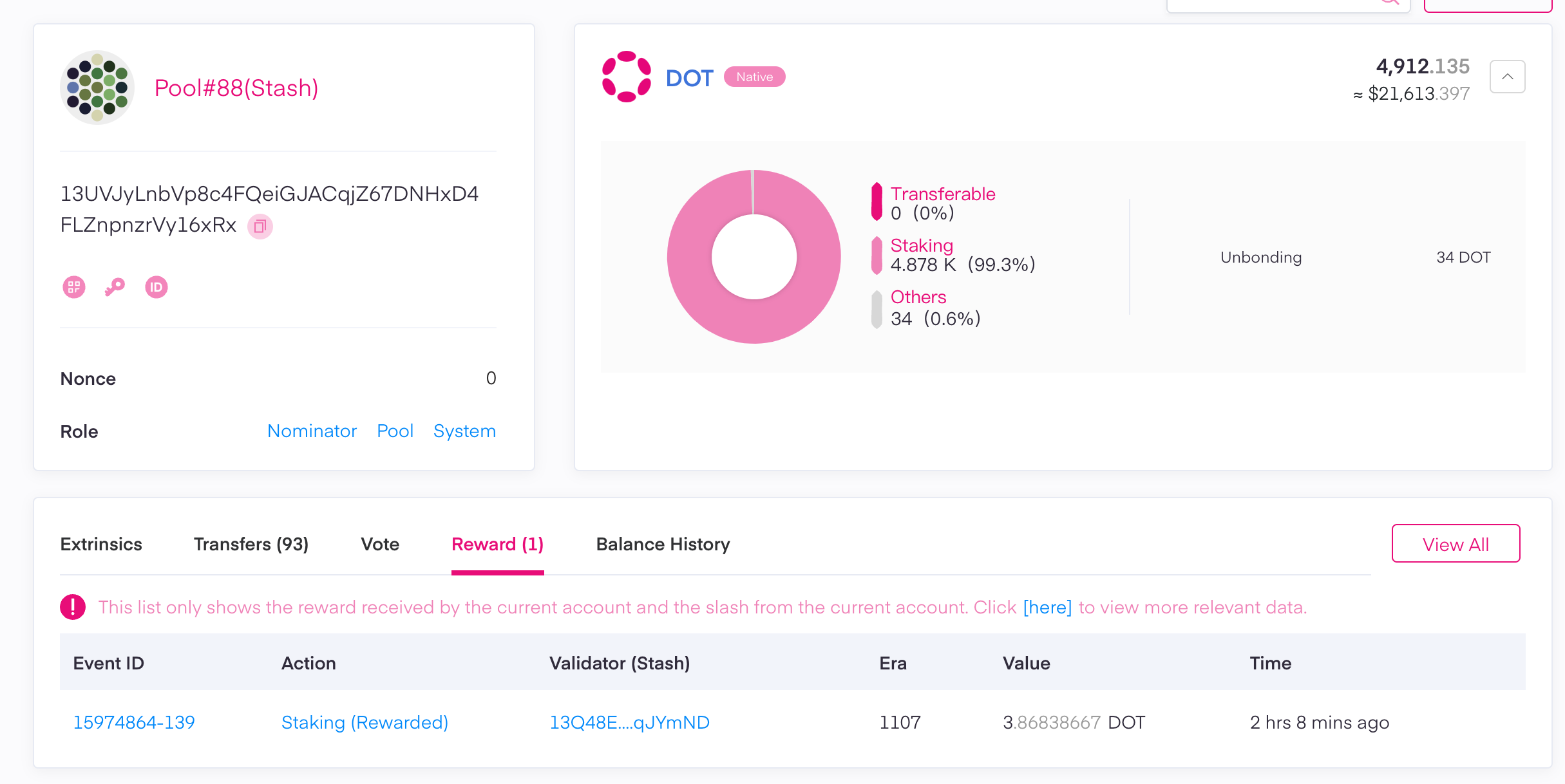 Nomination pools payout bug report. · Issue #7373 · paritytech/polkadot · GitHub