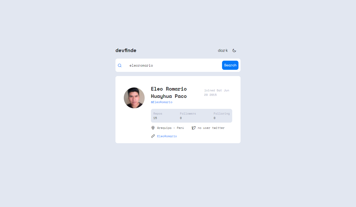GitHub - EleoRomario/github-user-search-app