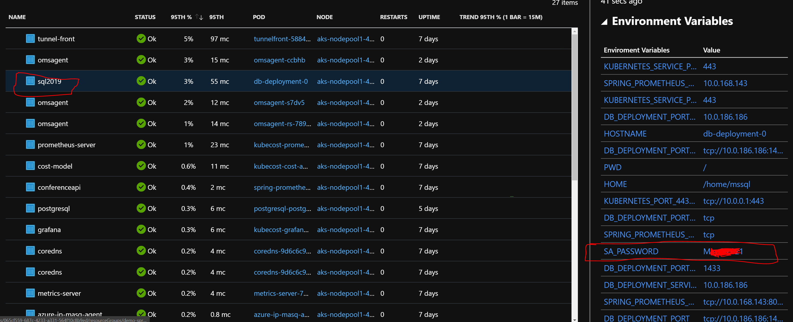 AKS container insights shows secrets in cleartext · Issue #2387 · Azure ...