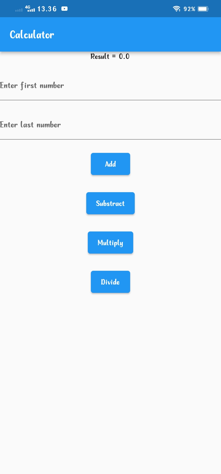 hasil apk caculator · Issue #1 · andinicahya/andini-flutter-fundamental · GitHub