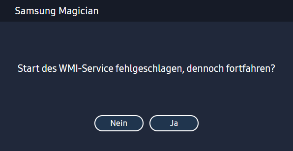 Samsung Magician Software WMI Error · Issue #743 · ChrisTitusTech/winutil · GitHub