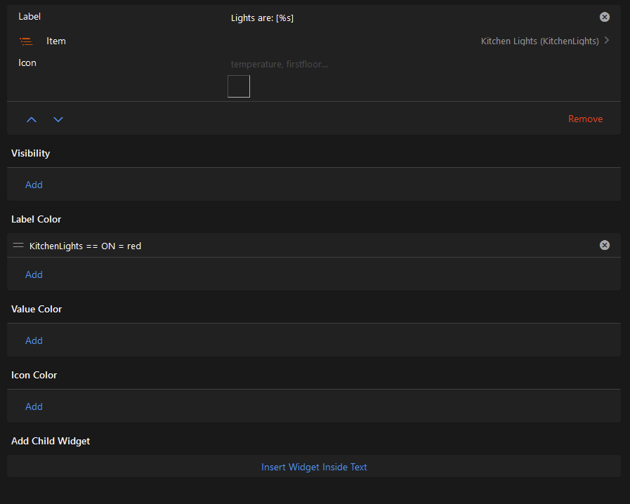 Sitemap Label Colour not working · Issue #2082 · openhab/openhab-webui · GitHub