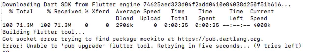 Because flutter_tools depends on file 5.0.6 which doesn't match any ...