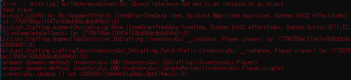 EpicLoot Error · Issue #606 · RandyKnapp/ValheimMods · GitHub