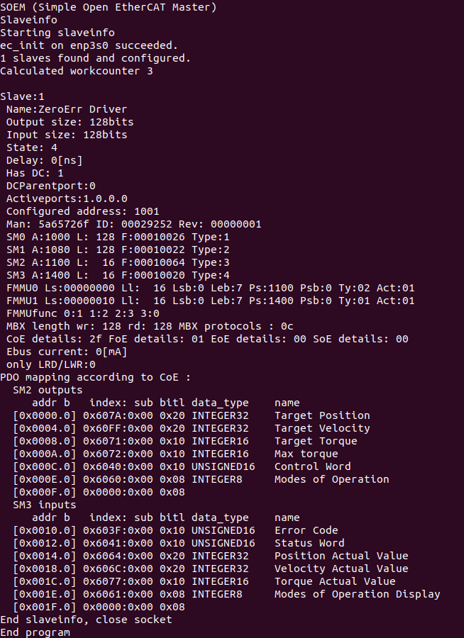 Set the correct MapIO and SYNC DC into erob servomotor · Issue #712 · OpenEtherCATsociety/SOEM ...