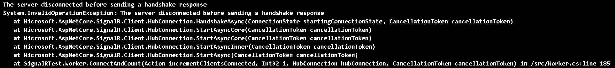 Many errors while starting connections concurrently · Issue #1282 · Azure/azure-signalr · GitHub