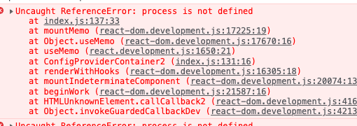 🧐[问题]pro-provider中报process未定义的错误解决了吗 · Issue #6979 · ant-design/pro-components · GitHub
