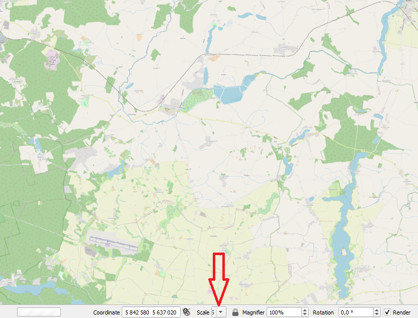 Qgis Will Crash When Accessing The Scale Toggle And Wont Display The Whole Scale Factor · Issue