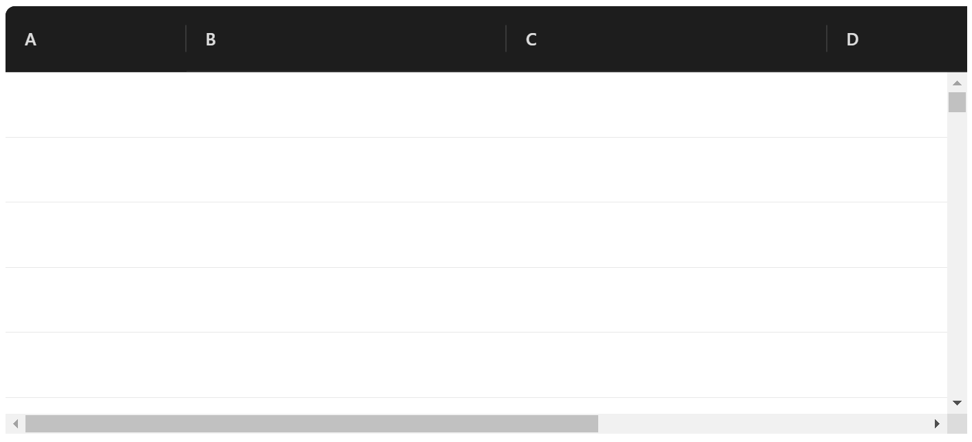 Virtualized table in docs doesn't work with dark theme · Issue #39555 ...
