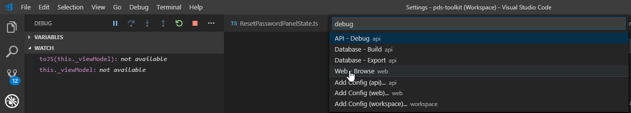 Debug tool bar not updating properly when docked · Issue #70772 ...