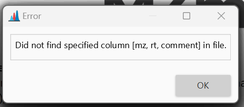 Problem with compound database file · Issue #1299 · mzmine/mzmine · GitHub