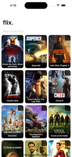 GitHub - MattHeaney23/Flix: An app showing latest movies, including a ...