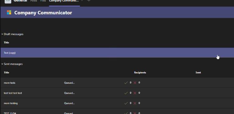 Messages Queued · Issue #1008 · OfficeDev/microsoft-teams-apps-company-communicator · GitHub