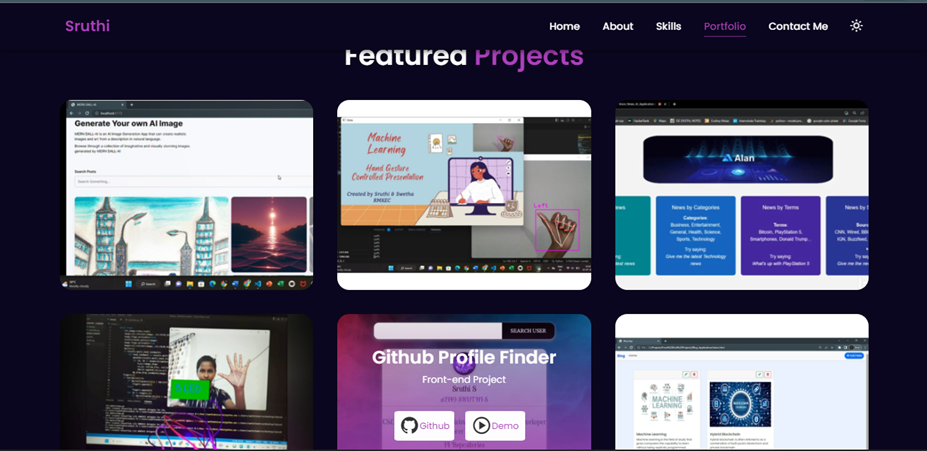 GitHub - 2149-SRUTHI-S/Portfolio