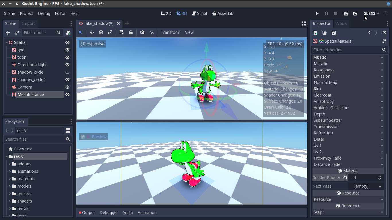 Render Priority Ignored Under GLES2 · Issue #27739 · godotengine/godot · GitHub