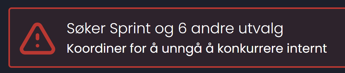 Application detail banner warning color too dominant · Issue #114 · NTNUI/opptak · GitHub