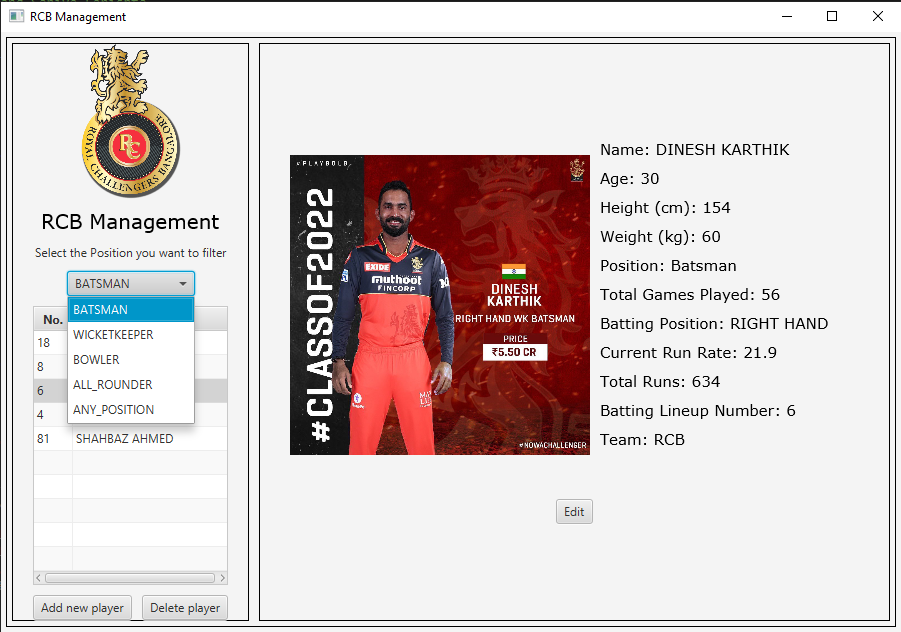 GitHub - KimioN42/IPL-Team-Manager: Final project created for the Java ...