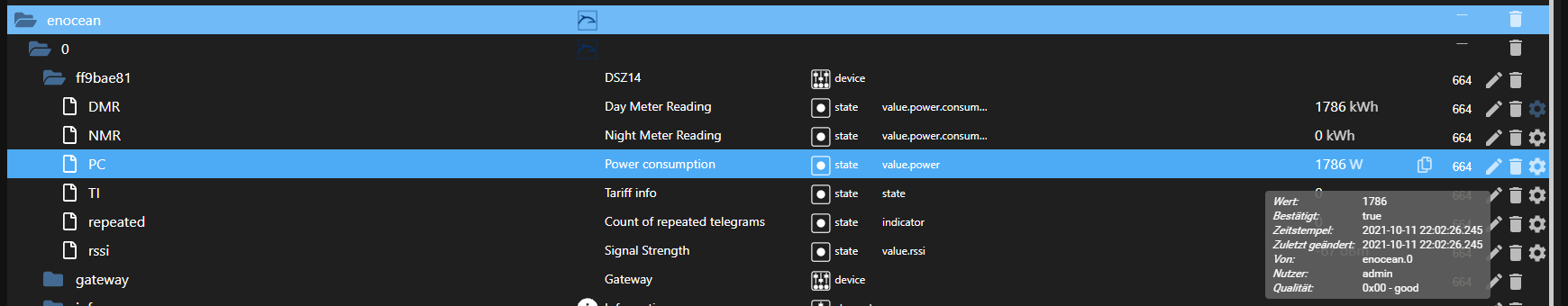 [Bug]: DSZ14 sometimes MR is 0 · Issue #87 · Jey-Cee/ioBroker.enocean · GitHub