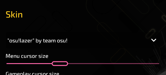 Options dropdowns are hard to see with main menu dimmed. · Issue #6251 · ppy/osu · GitHub