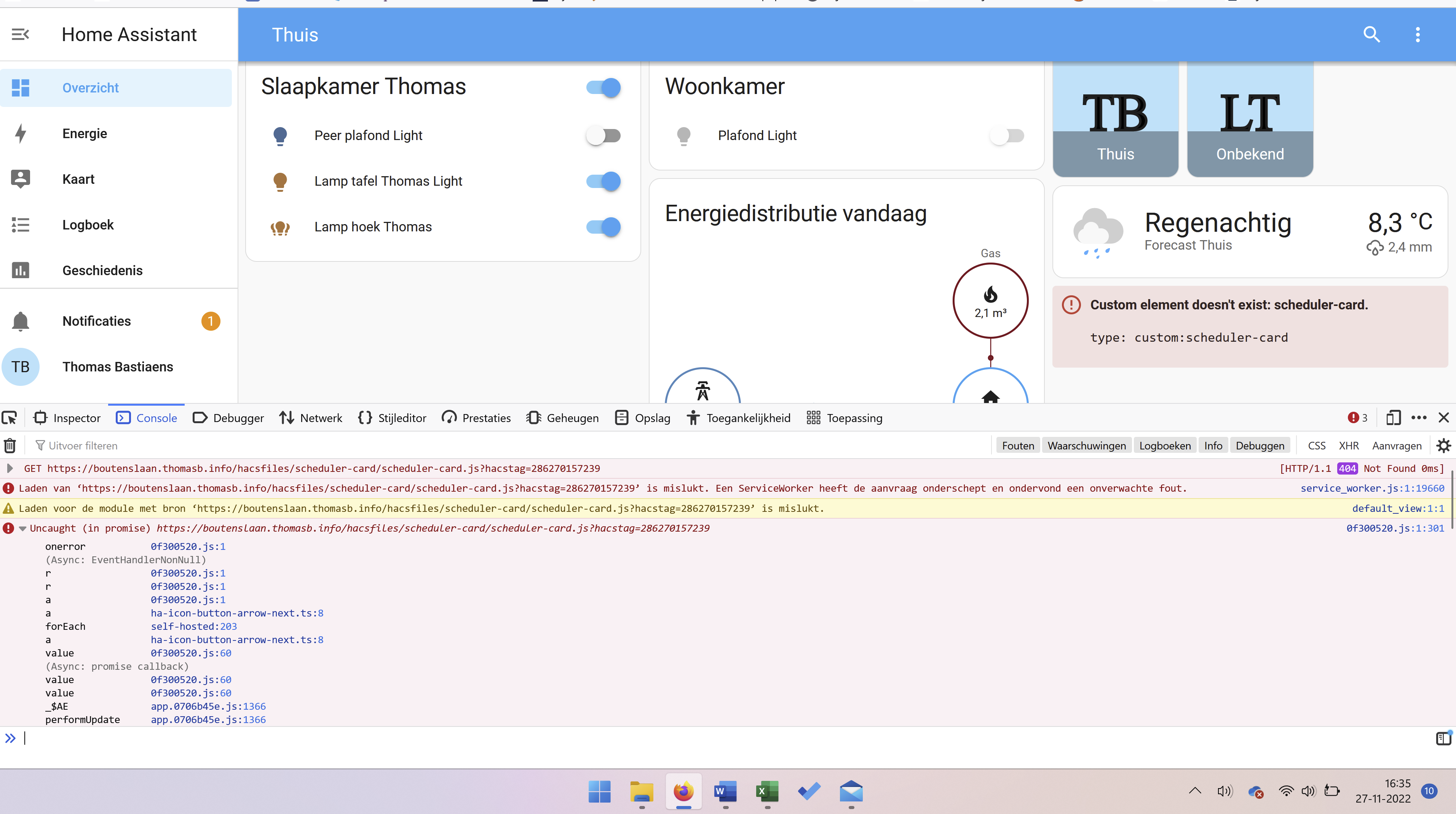 Custom element not found: scheduler-card · Issue #629 · nielsfaber/scheduler-card · GitHub