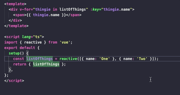 Question Rename Symbol In Both Script And Template · Issue 301 · Vuejslanguage Tools · Github 