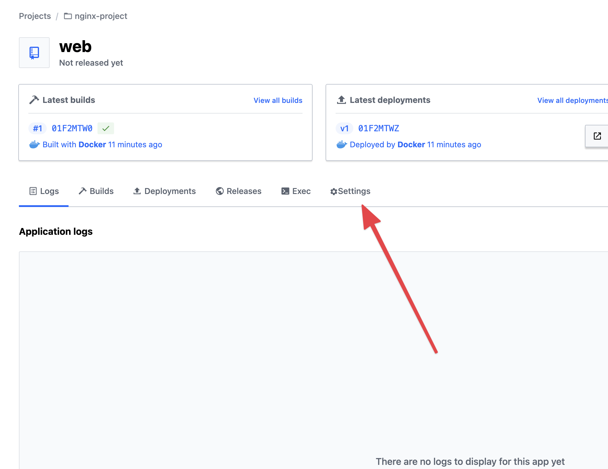 ui: app settings link goes to blank page · Issue #1270 · hashicorp/waypoint · GitHub