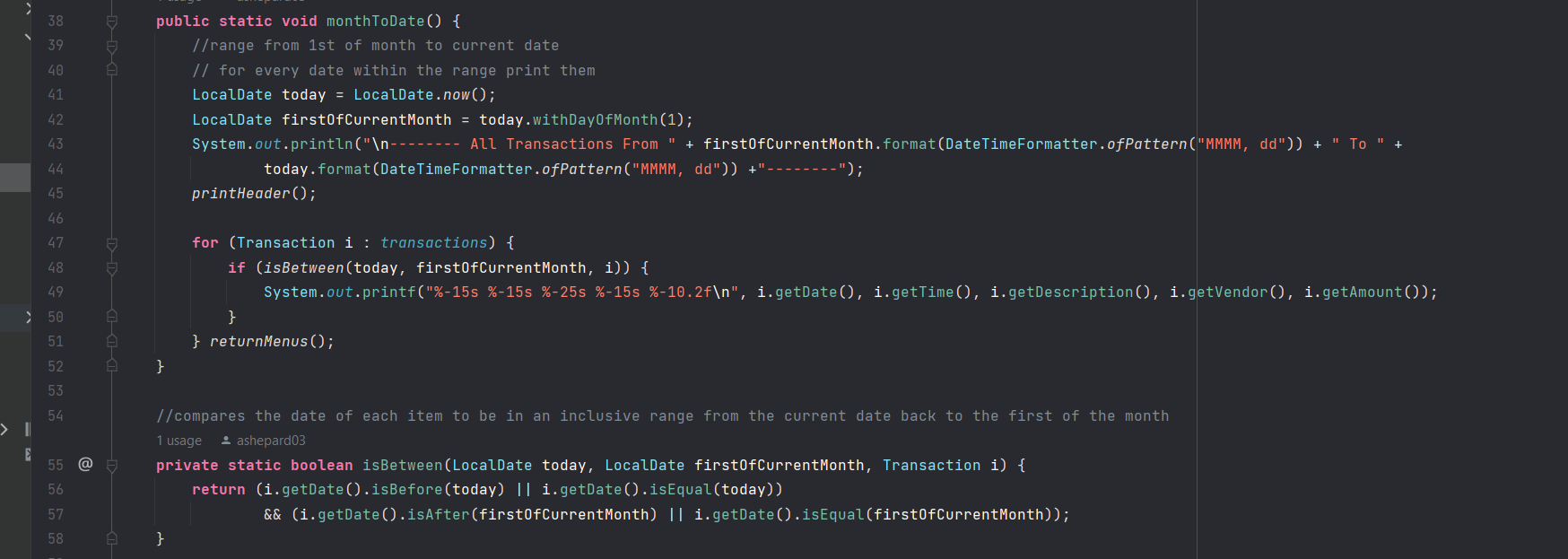 GitHub - ashepard03/AccountingLedger: You can track all financial transactions for a business or ...