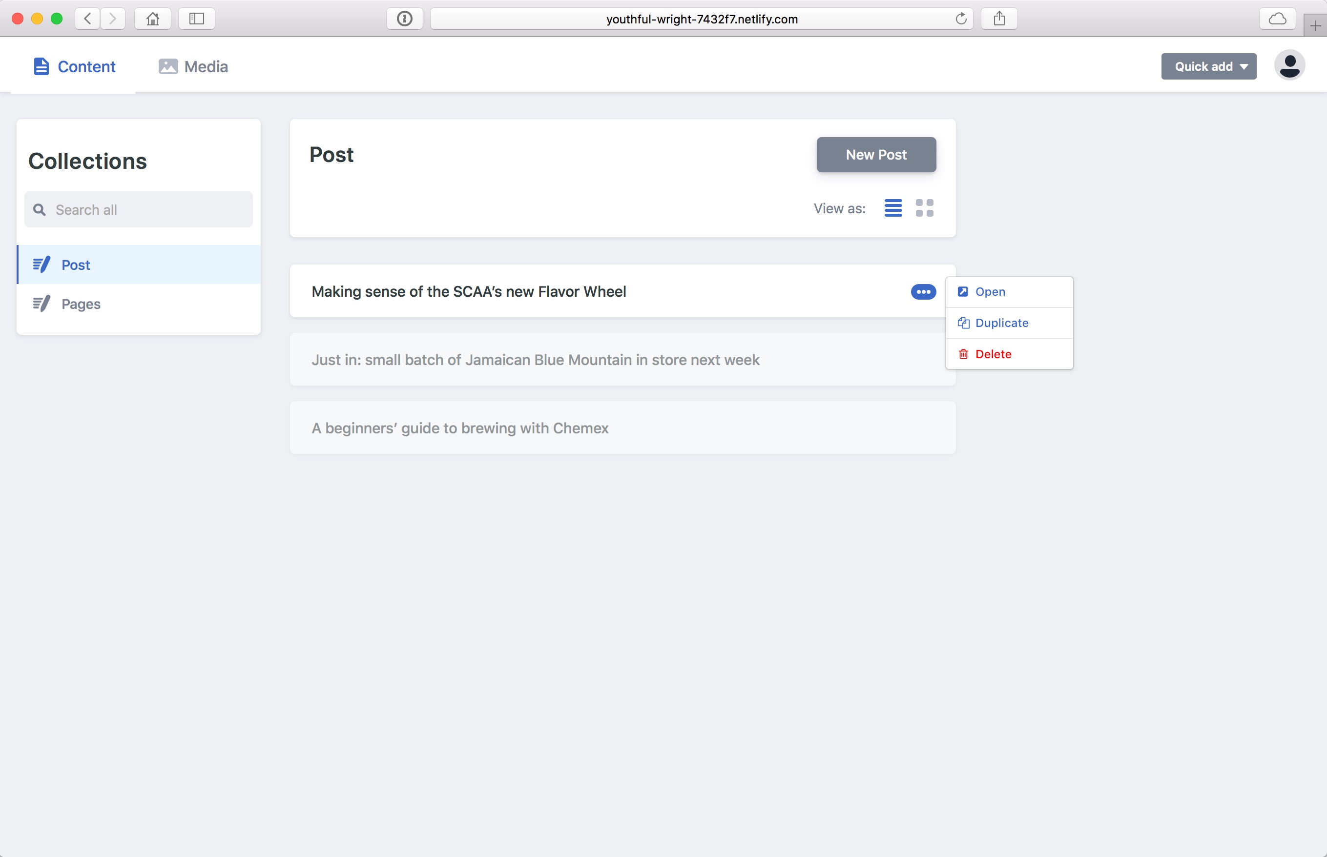 Duplicate an existing entry · Issue #981 · decaporg/decap-cms · GitHub