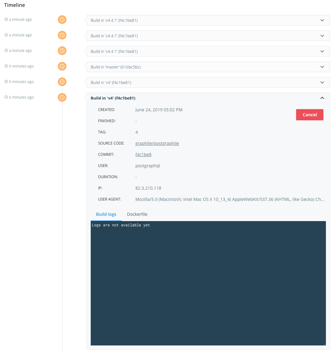 Versioned docker images · Issue #940 · graphile/crystal · GitHub