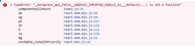 WP 5.3 apiFetch problems · Issue #18471 · WordPress/gutenberg · GitHub