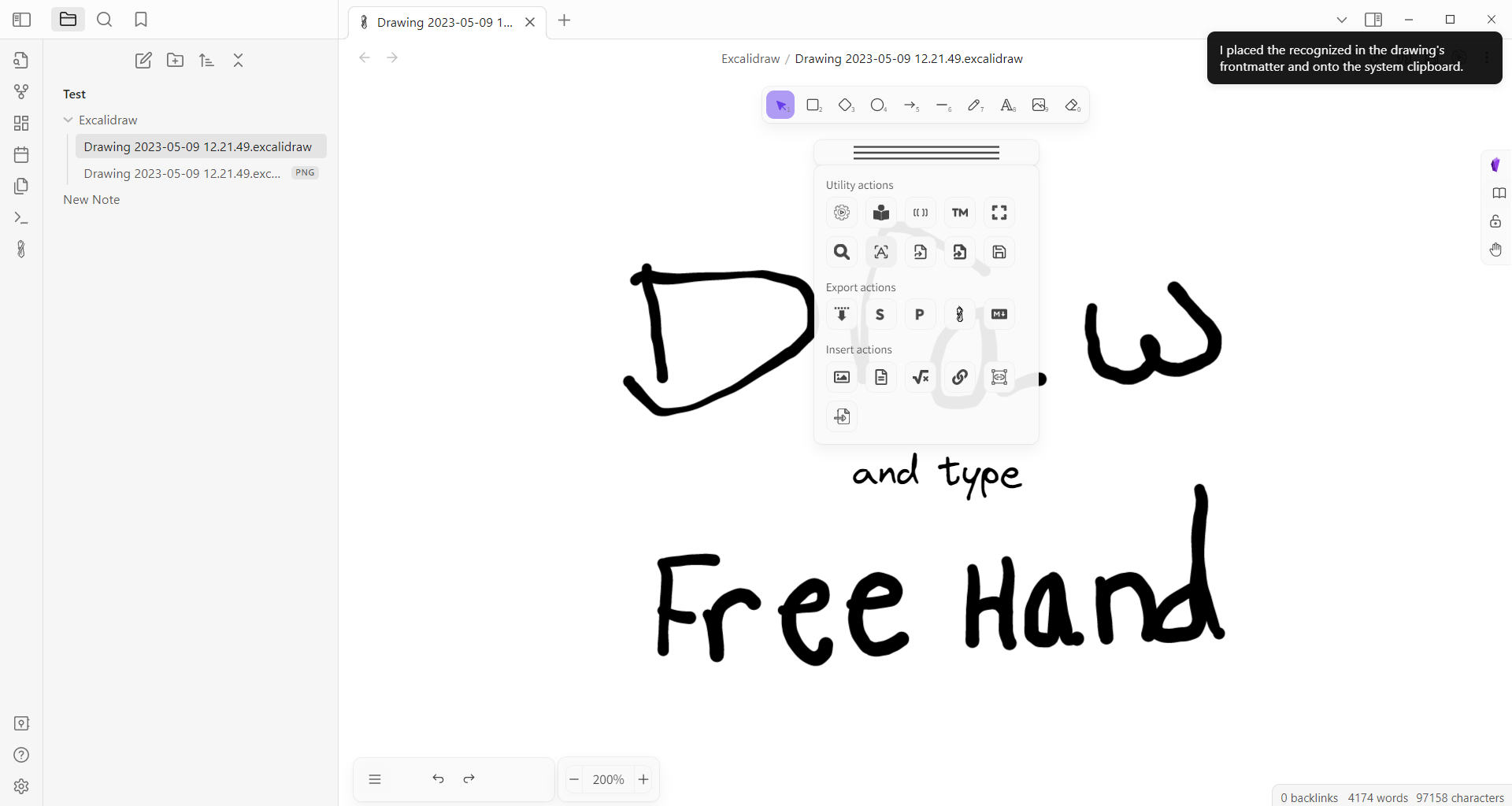 Bug Ocr With Taskbone Recognized Handwritten Letters Do Not Get Added To Frontmatter · Issue