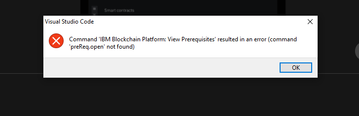 Unable to add new Fabric environment - IBM block chain platform VS code extension not working ...