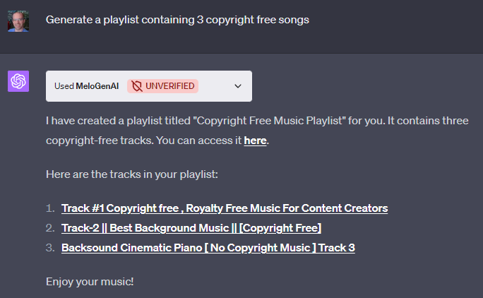 GitHub - AustinMichaelColeman/melo-gen-ai: A playlist generator plugin for ChatGPT and for ...
