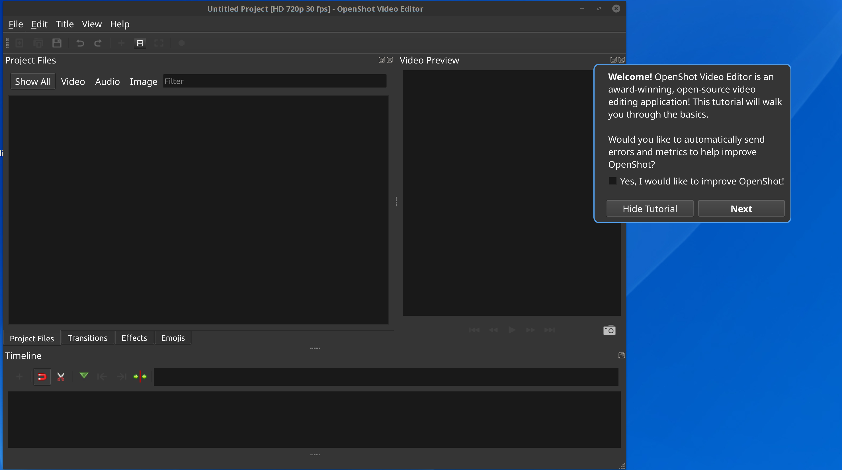 openshot freezes on startup · Issue #4358 · OpenShot/openshot-qt · GitHub