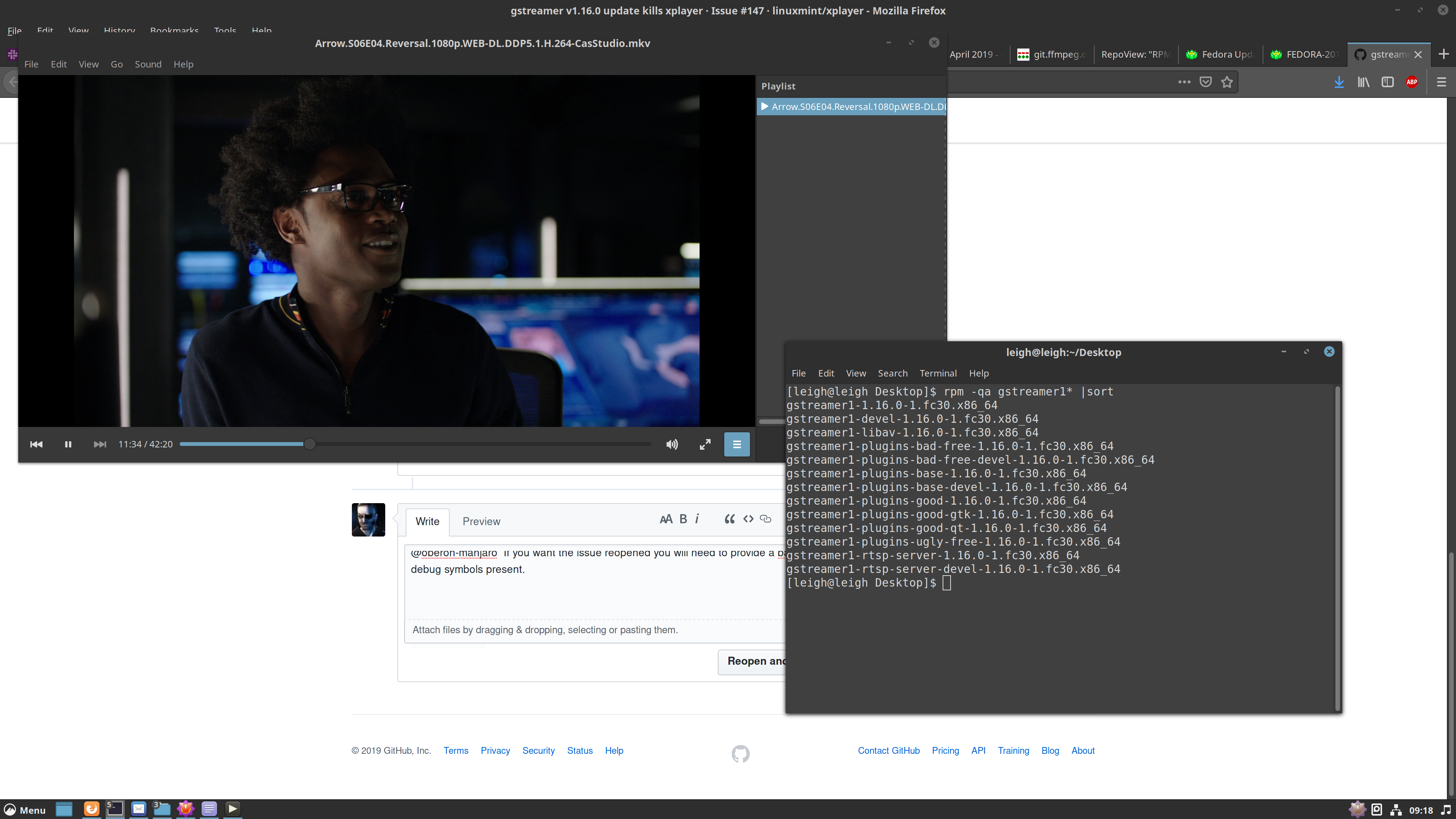 gstreamer v1.16.0 update kills xplayer · Issue #147 · linuxmint/xplayer · GitHub